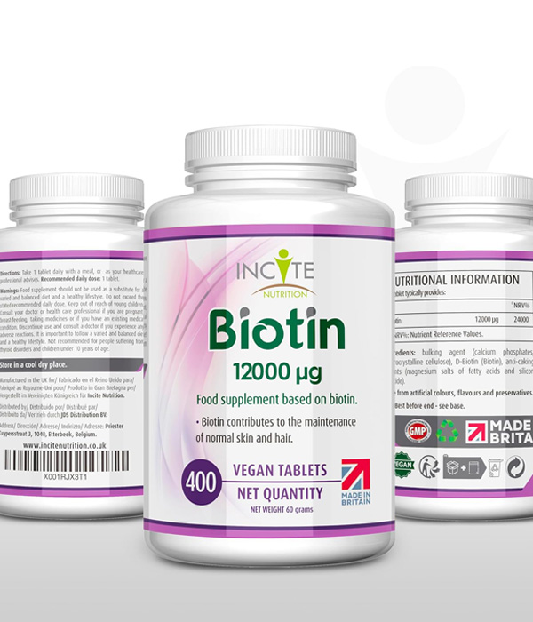 Biotin Hair Growth Supplement 12000mcg – 400 Tiny 6mm Tablets (Copy ...